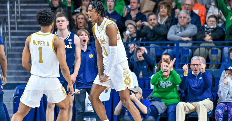 How Notre Dame men's basketball showed resiliency in win over Virginia