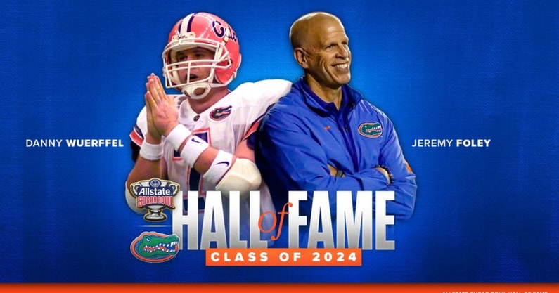 Jeremy Foley, Danny Wuerffel to Allstate Sugar Bowl Hall of Fame