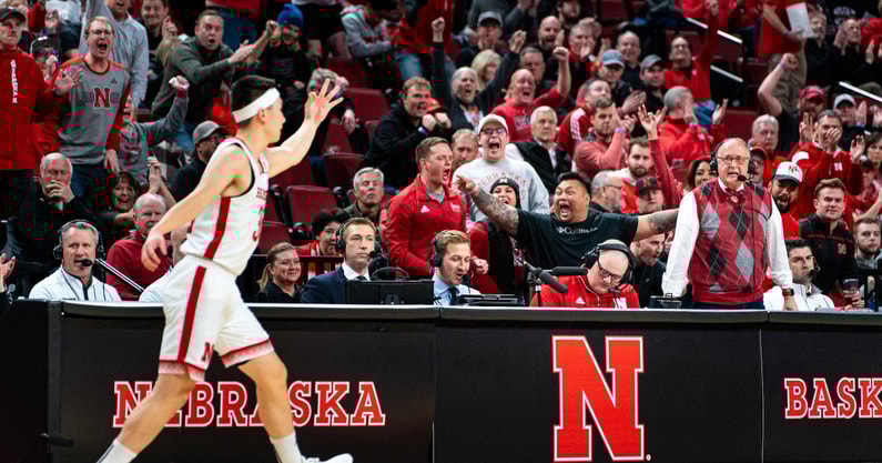 Nebraska fans storm court following upset victory over Purdue - On3