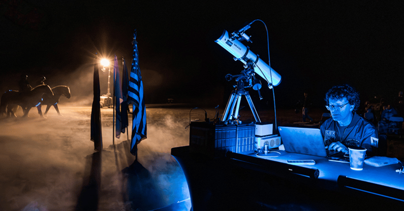 VisitLEX invited aliens to Kentucky with a beam shot into space from ...