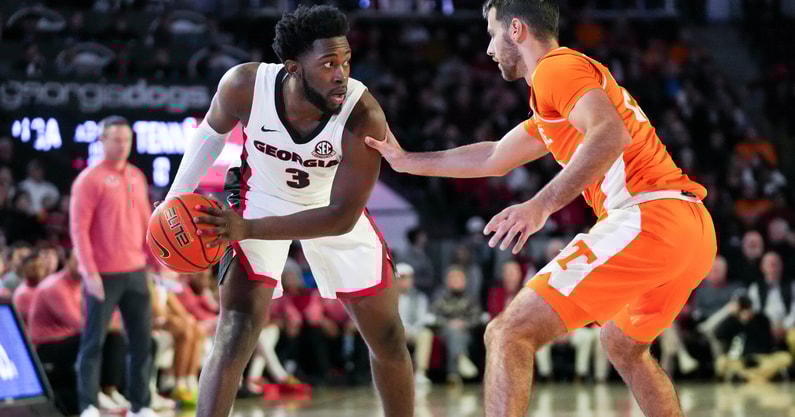 Georgia competes, can't close upset attempt against Tennessee