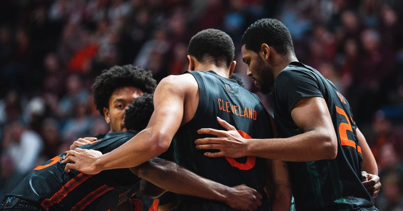 Miami picks up critical road win against Virginia Tech 75-71