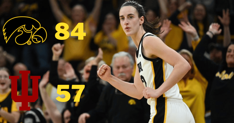 Iowa women's basketball rolls past Indiana in primetime showdown
