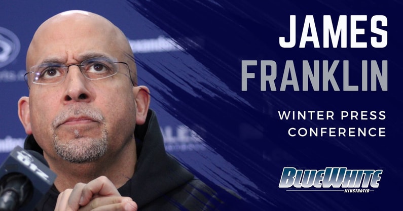 Penn State head coach James Franklin winter press conference - On3