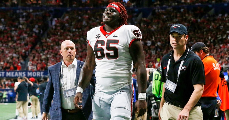 Amarius Mims speaks for first time on SEC Championship game injury