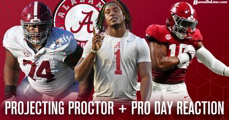 WATCH: Projecting Proctor's return | Alabama Pro Day reaction