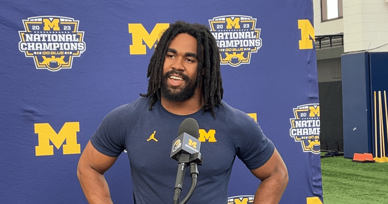 Michigan RB Donovan Edwards, DT Mason Graham talk spring ball