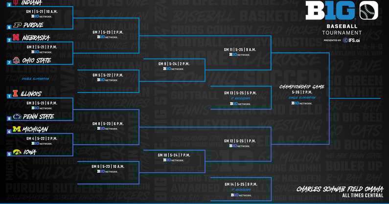Iowa Baseball: Big Ten Baseball Tournament Preview