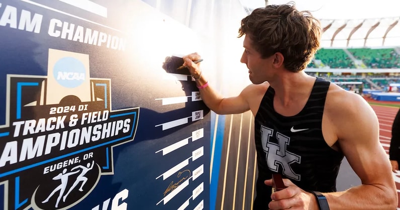 Kentucky's Keaton Daniel, Kris Grimes win USTFCCCA Regional Awards - On3