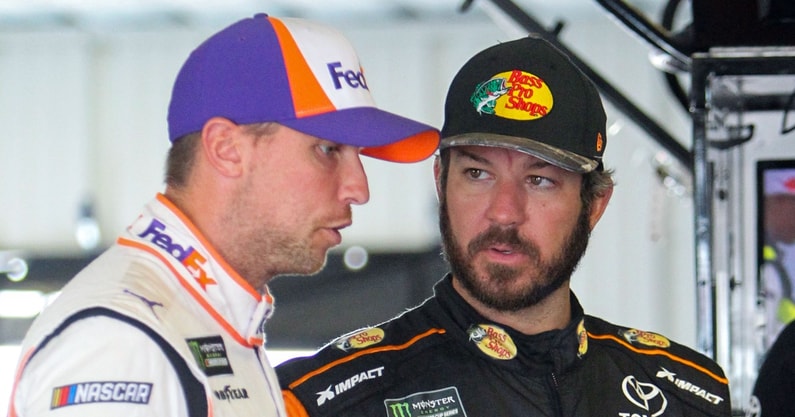 Denny Hamlin reflects on Martin Truex Jr.'s career after decision to ...