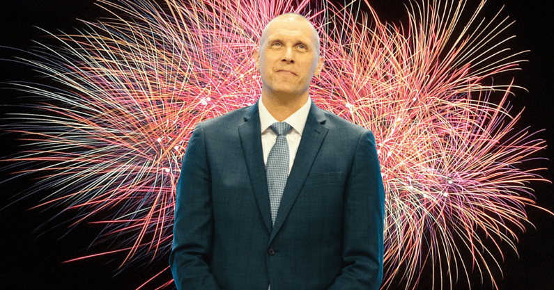 Mark Pope wishes BBN a Happy 4th of July from London - On3