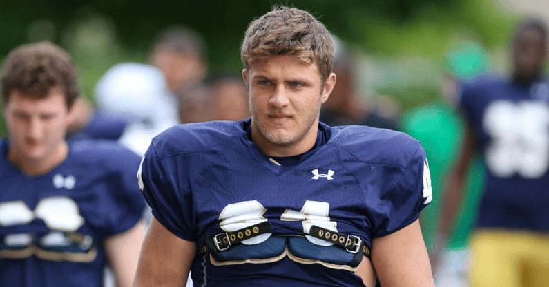 Inside a 'rollercoaster' of a two-year span for Notre Dame tight end ...