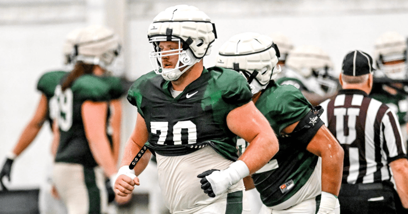 Michigan State OL Luke Newman realizing 'dream of lifetime'