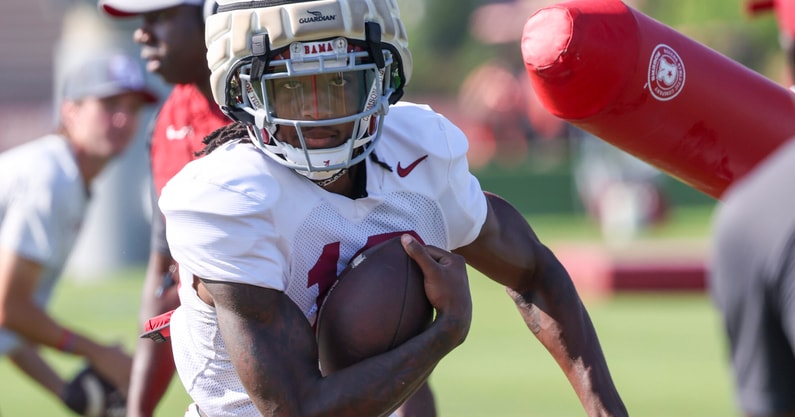 Alabama WR Jaren Hamilton enters transfer portal