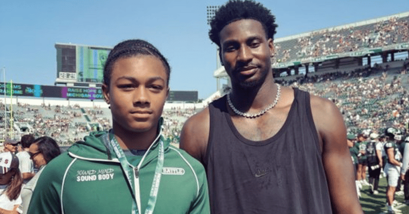 Michigan State impresses rising in-state QB Donald Tabron on visit