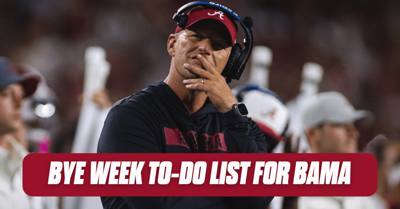 Alabama Football: Bye week to-do list; early thoughts on Georgia