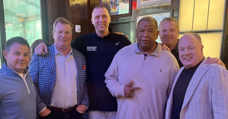 Kentucky basketball celebrates football's historic win at No. 6 Ole ...