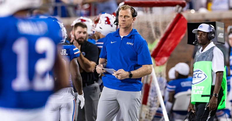 Rhett Lashlee watching SMU commits in massive Duncanville-DeSoto game ...