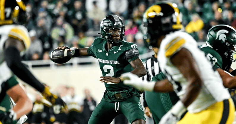 Michigan State QB Aidan Chiles leads Spartans to win over Iowa