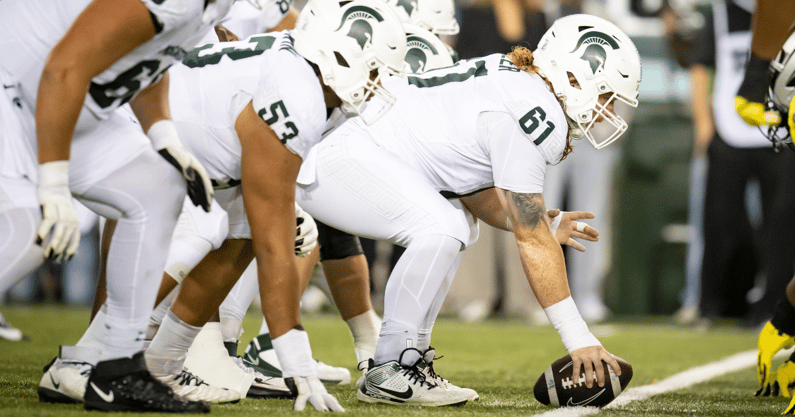 Michigan State center Tanner Miller expecting physical test at UM
