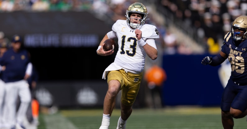 Breaking Down Pff Grades For The Notre Dame Offense In Irish Win Vs