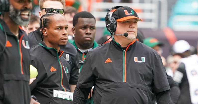 Miami defensive coordinator Lance Guidry breaks things down