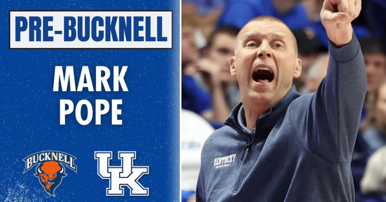 WATCH: Mark Pope previews the Bucknell Bison