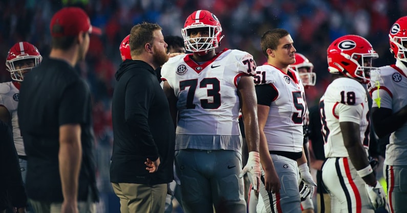Georgia offensive line looking for bounce back performance vs. Volunteers