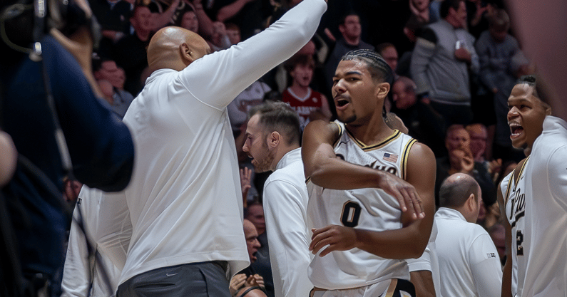 CJ Cox's 3-point stretch sparks No. 13 Purdue past No. 2 Alabama: "He ...