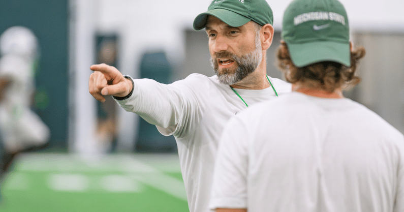 Michigan State defensive coordinator Joe Rossi seeing growth during ...