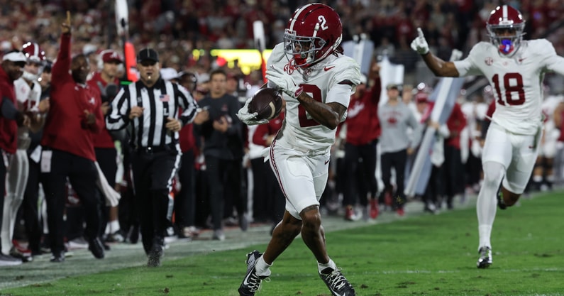 DeBoer, Milroe react to penalty that erased Williams' touchdown