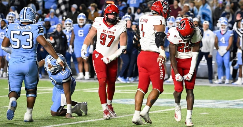 NC State football snap counts and PFF grades: Defense vs. UNC - On3