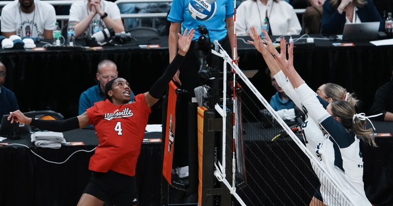 NCAA CHAMPS: Penn State women's volleyball tops Louisville, 3-1 ...