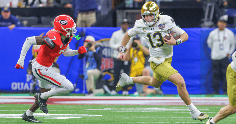 What Penn State players said about Notre Dame QB Riley Leonard