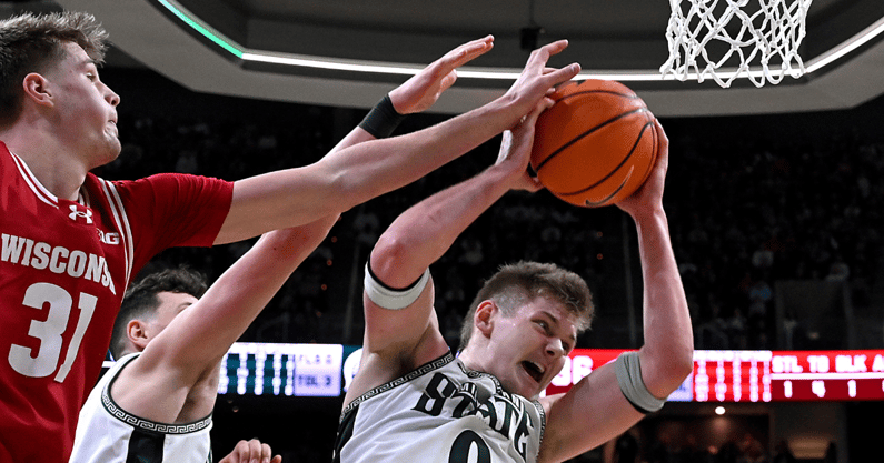 Michigan State forward Jaxon Kohler fuels win over Wisconsin