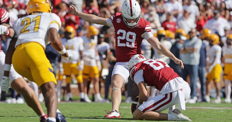 Tate Sandell named SEC Special Teams Player of the Week - On3