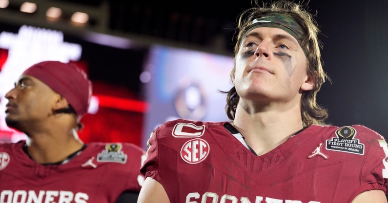 Brent Venables credits leadership of John Mateer after Oklahoma loss to ...