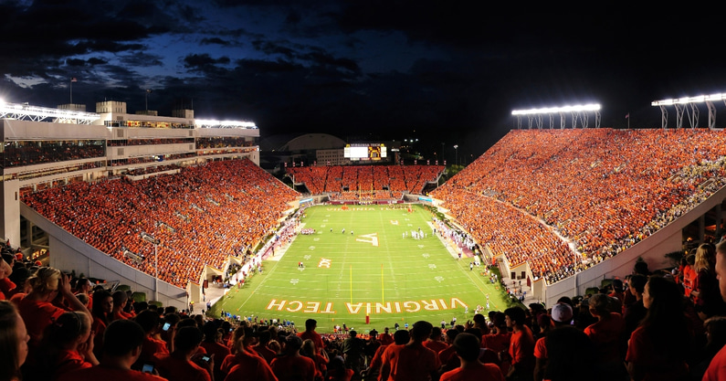 WATCH: Virginia Tech entrance, college football is officially back