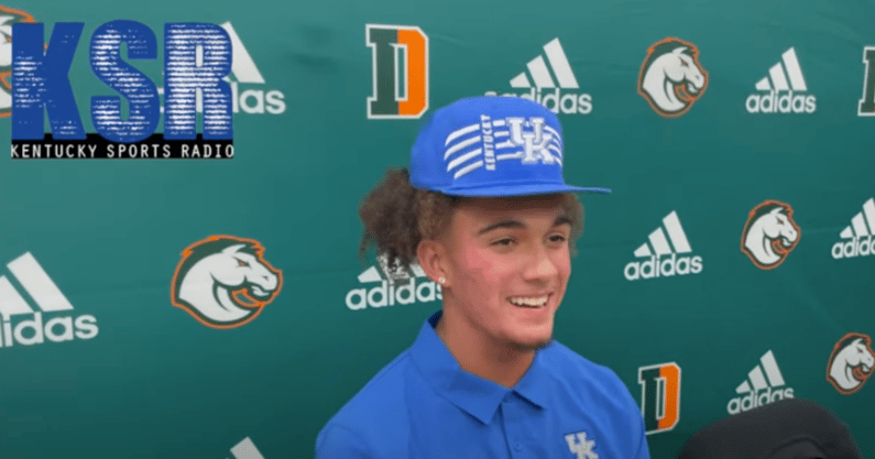 WATCH: Dane Key announces commitment to Kentucky Football - On3