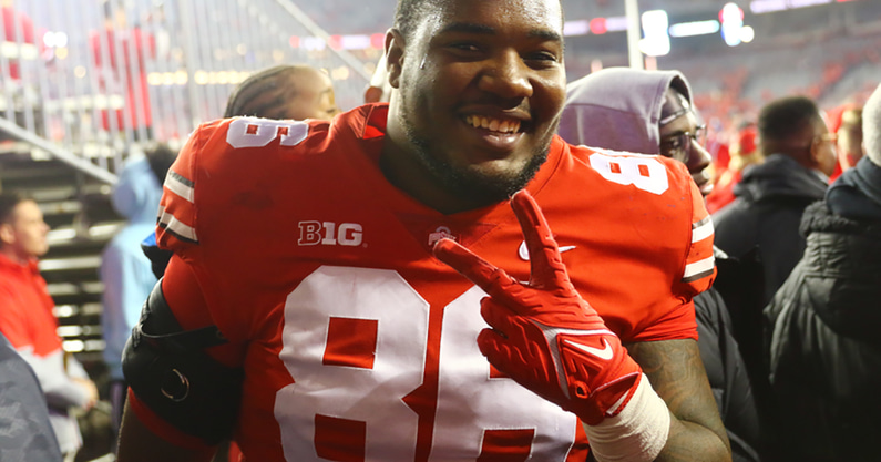 Jerron Cage finds end zone, spotlight for Buckeyes defense in tough win