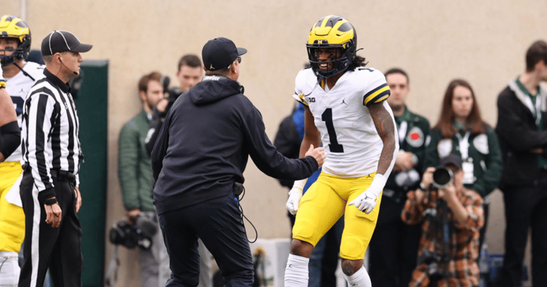 Michigan football snap counts, PFF grades, takeaways from MSU loss - On3