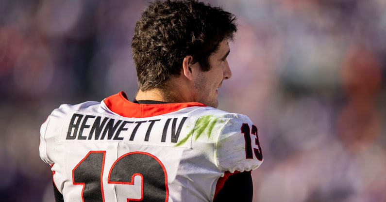 Stetson Bennett shares moving story on grandfather's football story