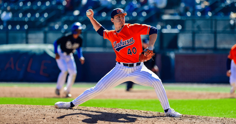 Atlanta Braves select Auburn pitcher Blake Burkhalter in 2022 MLB Draft ...