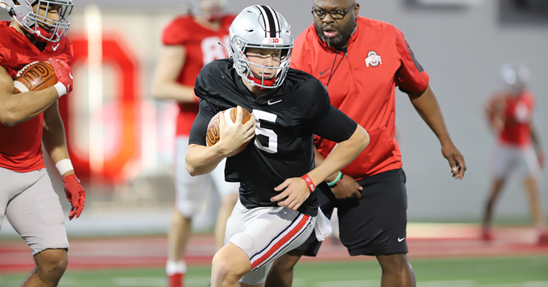 Ryan Day shares how Devin Brown is settling into Ohio State quarterback ...