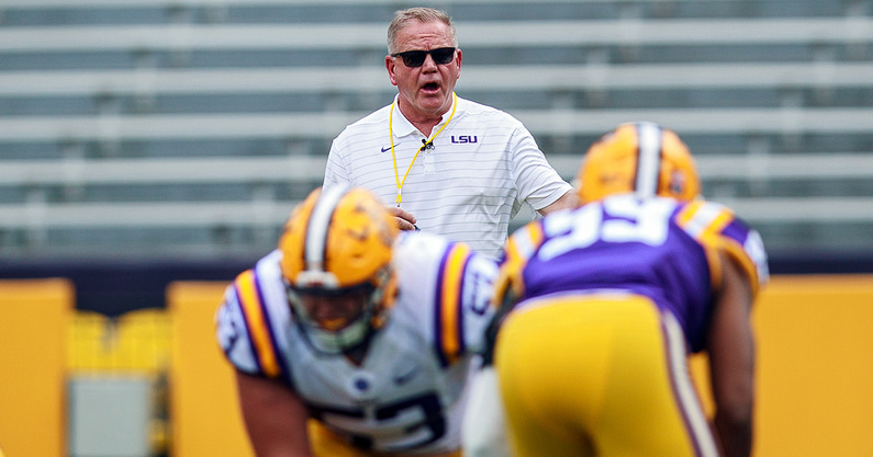 Brian Kelly: LSU standard dipped in 2021, warranted head coaching ...