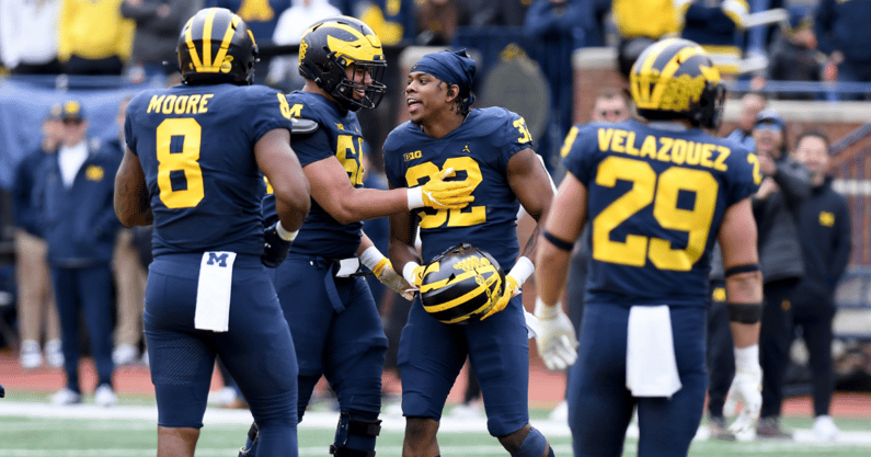 Michigan football: How attainable are Derrick Moore's freshman goals?