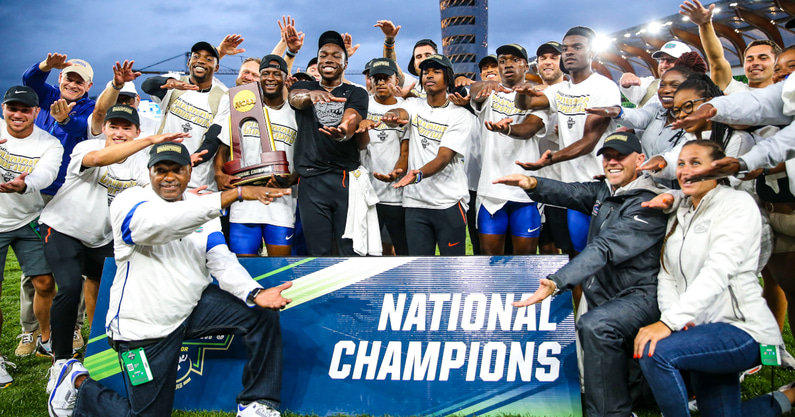 Florida Gators win 11th track and field national title under Mike Holloway Florida Gators win 11th track and field national title under Mike Holloway