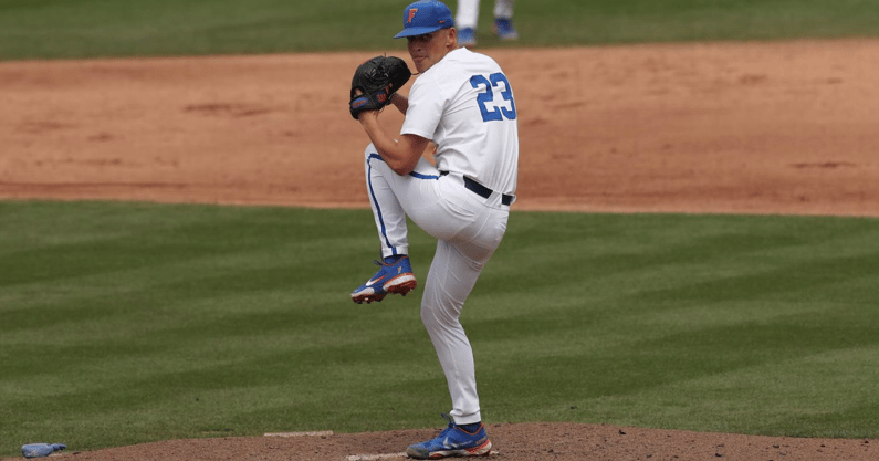 WATCH: Jack Leftwich ties batter up with a strikeout