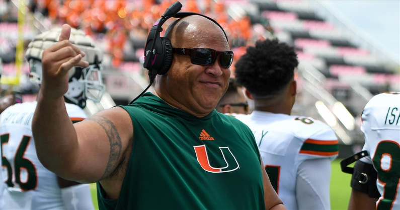 CaneSport TV: Defensive Line Coach Joe Salave'a enjoying life and ...