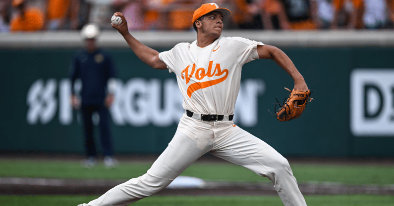 Tennessee pitcher Chase Burns named Freshman of the Year by D1Baseball ...
